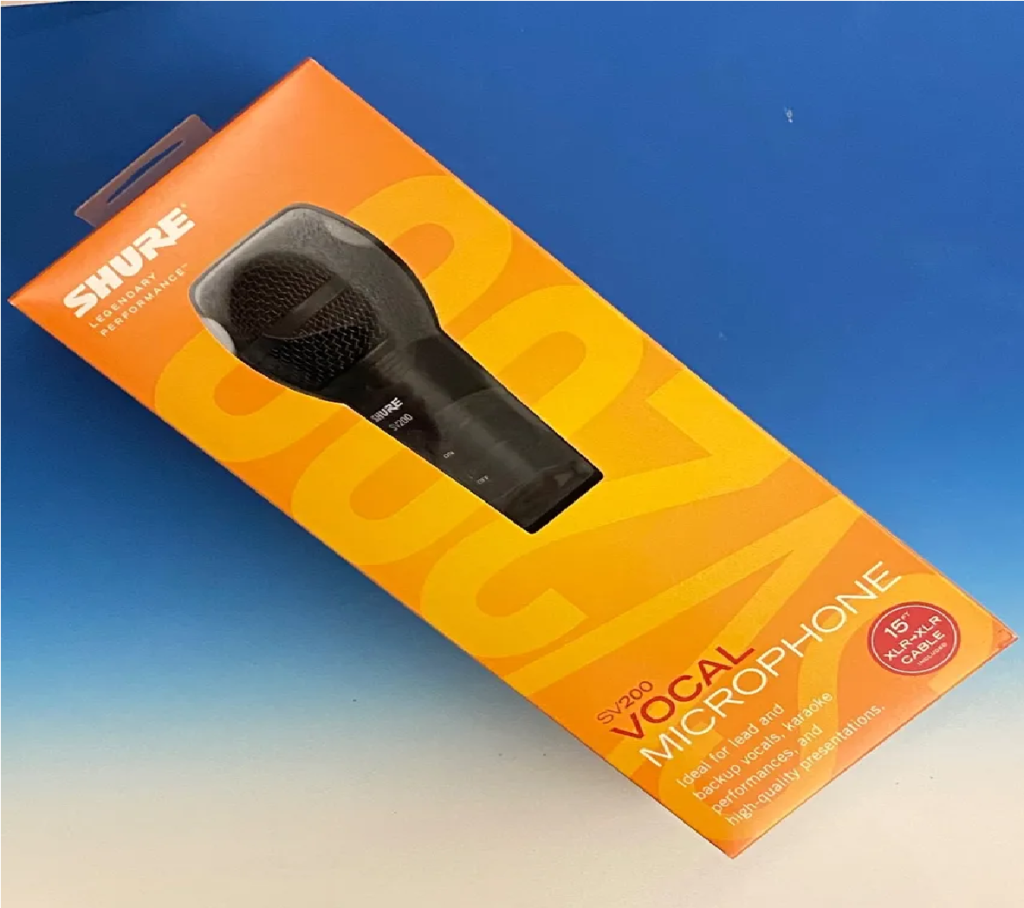 SHURE SV200-W MICRÓFONO DINÁMICO VOCAL - Electrocompu Quito