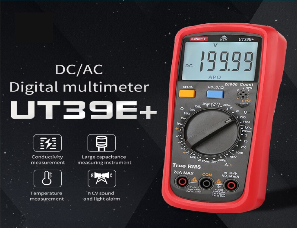 MultÍmetro Digital Uni T Ut39e Electrocompu Quito