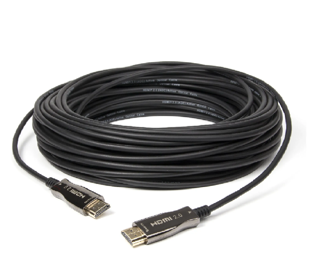 CABLE HDMI 30M FIBRA OPTICA V2.0 - Electrocompu Quito