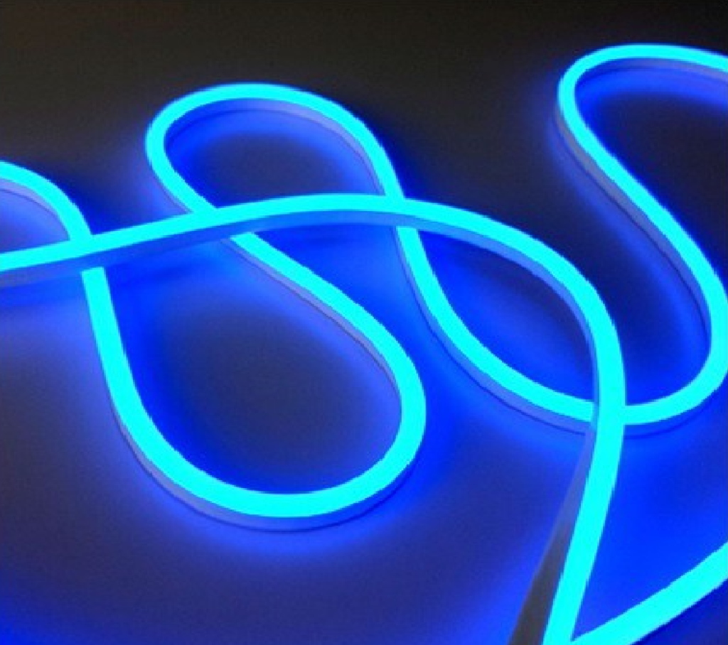 CINTA LED NEON DECORATIVA AZUL 24V - Electrocompu Quito