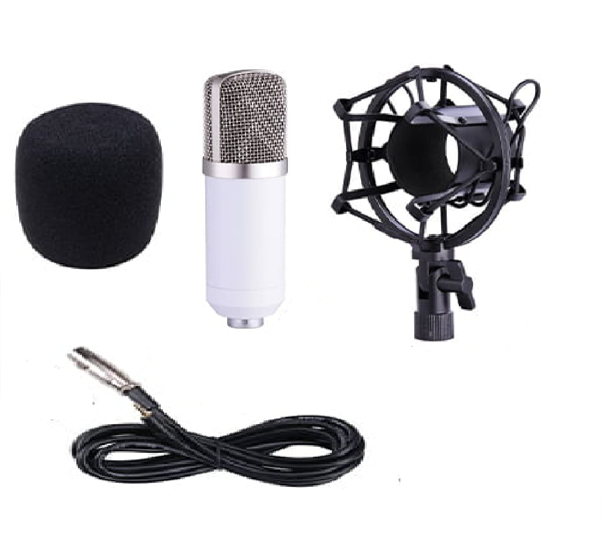 MICROFONO DE CONDENSADOR KIT PARA ESTUDIO BM-700 - Electrocompu Quito