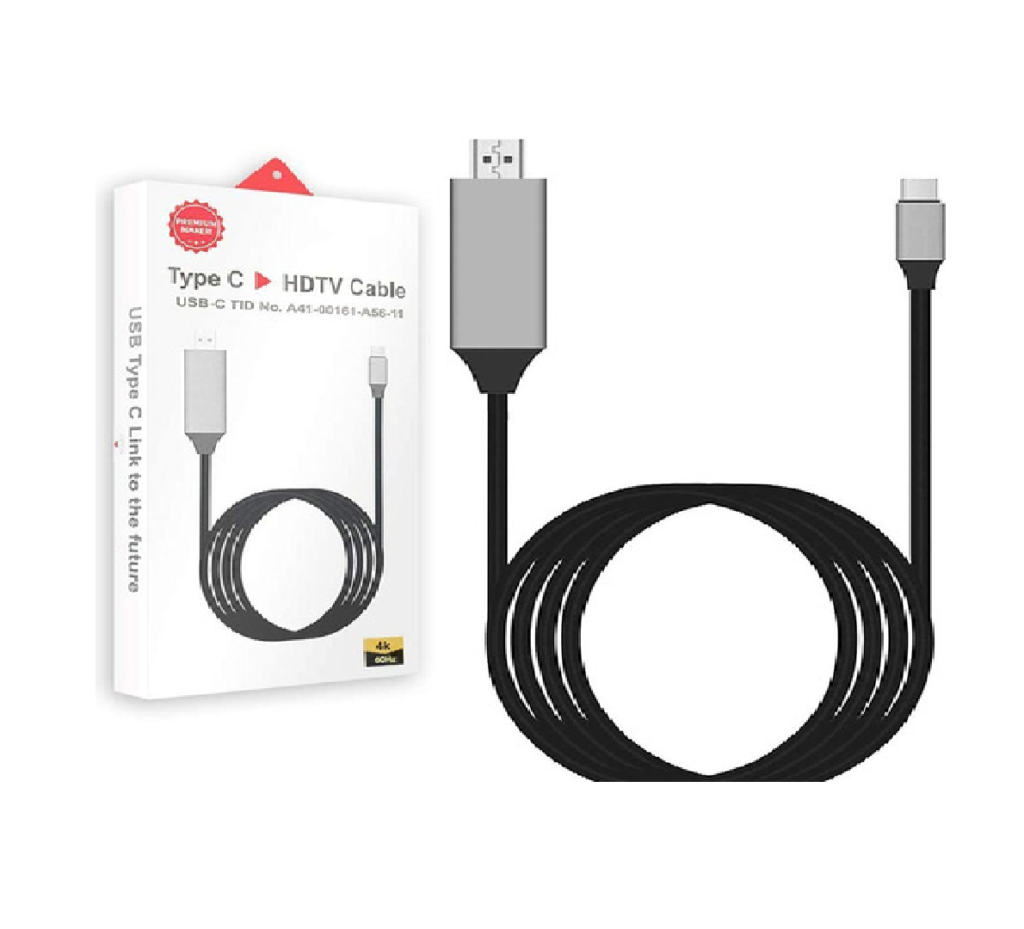 CABLE ADAPTADOR TIPO C A HDMI HDTV 4K 2 METROS PARA S8 S9 S10 ...