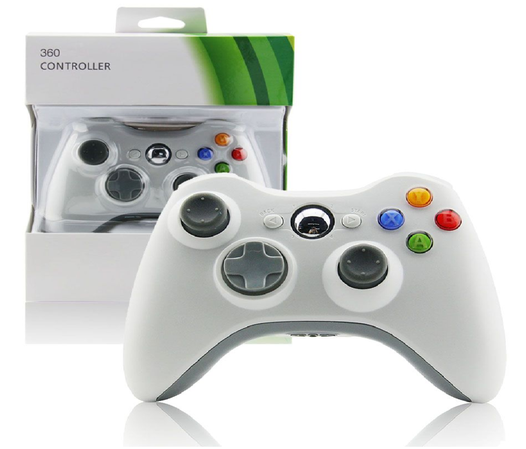 CONTROL XBOX 360 INALAMBRICO GENERICO BLANCO - Electrocompu Quito