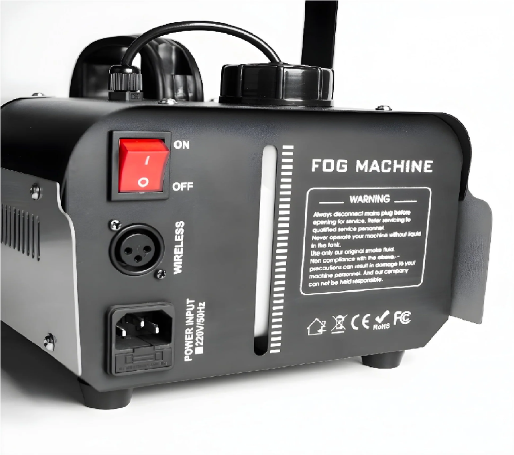 MAQUINA DE HUMO, 900W, INCLUYE CONTROL - Electrocompu Quito