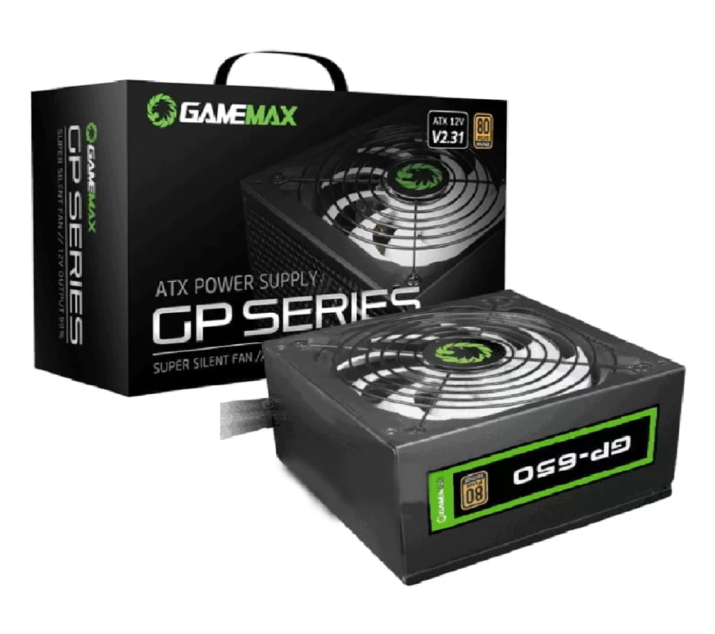 FUENTE DE PODER PARA PC 650W GAMER GAMEMAX - Electrocompu Quito