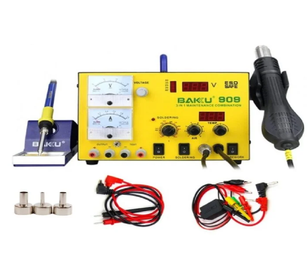 ESTACION DE SOLDAR BAKU 909 110V - Electrocompu Quito