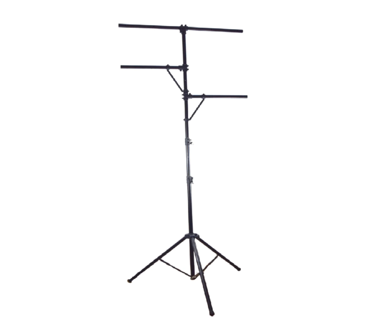 STAND DE LUCES TIPO T MAS 2 BRAZOS 340CM - Electrocompu Quito
