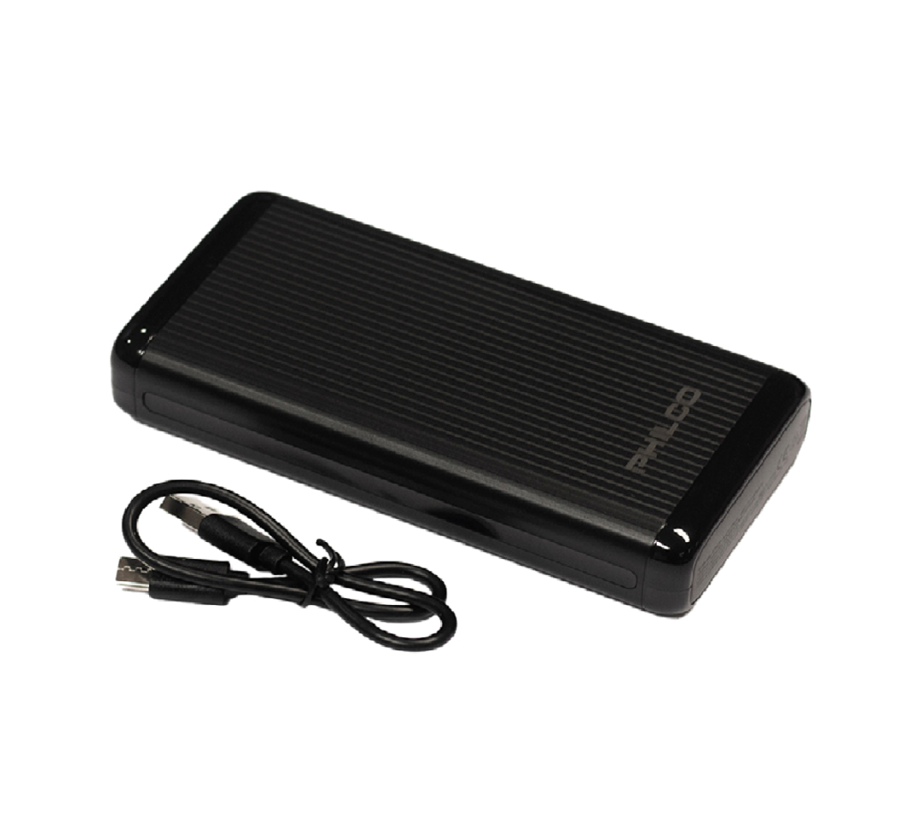 POWER BANK 20000MAH NEGRA PHILCO - Electrocompu Quito