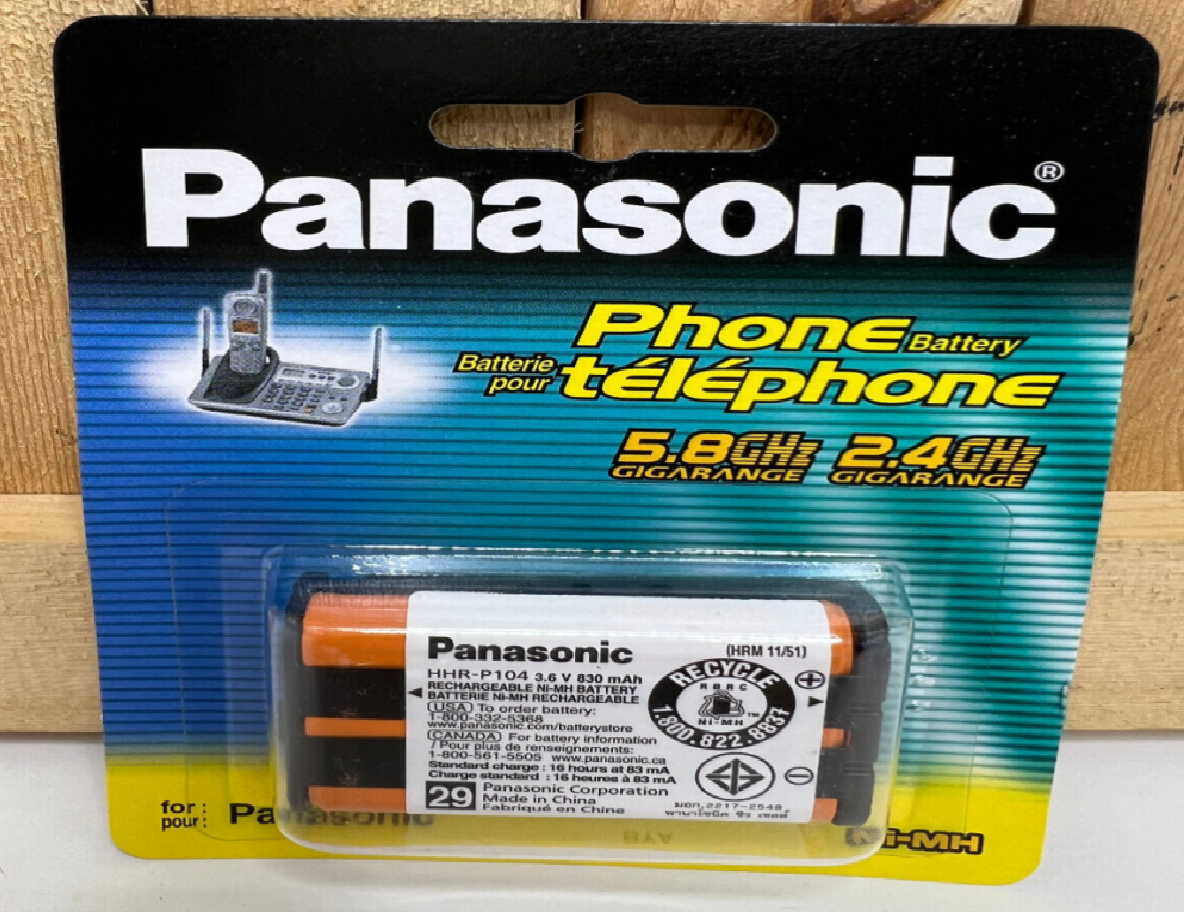 BATERIA TELEFONO 3.6V 830MAH PANASONIC HHR-P104 - Electrocompu Quito